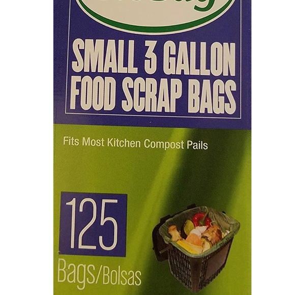 Biobag | Kitchen | 25 Count Biobag Food Waste Compostable Bags 3 Gallon ...